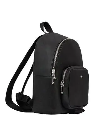 Lacoste Logo Patch Backpack - Black