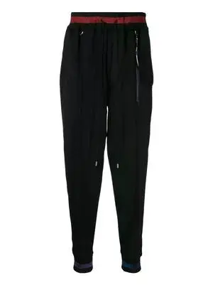 MASTERMIND WORLD Stripe-detail Track Pants - Black