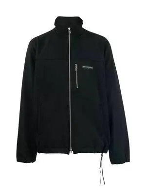 MASTERMIND WORLD High-neck Zip-up Jacket - Black