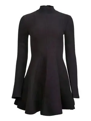 FLEUR DU MAL Long-sleeve Flared Dress - Grey