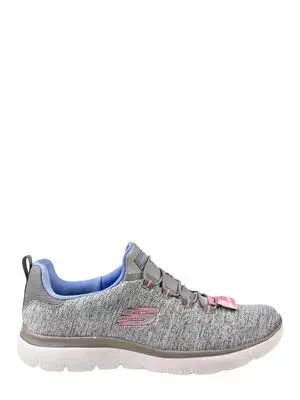 Sketchers Skechers Summits Quick Getaway Lace-Up Trainers Grey