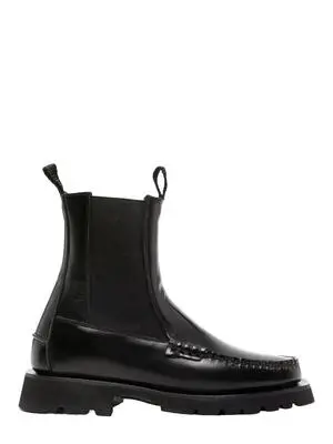 Hereu Alda Leather Chelsea Boots - Black