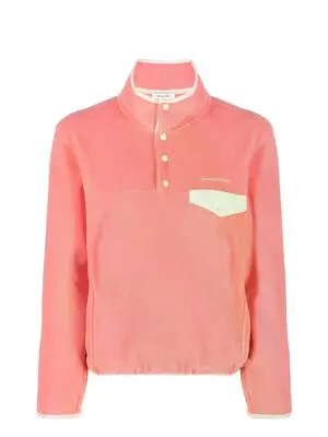 Sporty & Rich Sporty & Rich Embroidered Logo Sweatshirt Pink