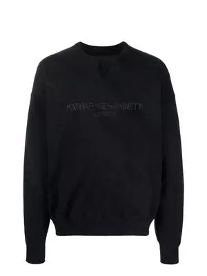 NEIGHBORHOOD Embroidered Logo Cotton Sweatshirt - Black