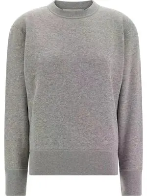 DARKPARK Crew Neck Sweatshirt With Cuffed Sleeves - Grey