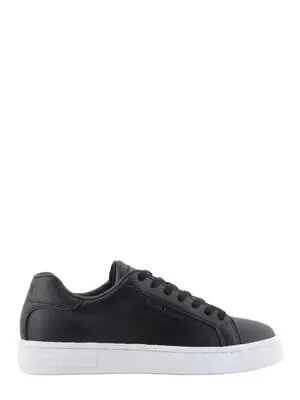 ARMANI EXCHANGE Armani Exchange Leather Logo Sneakers