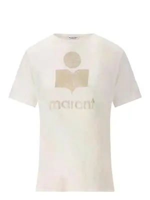 MARANT ETOILE Logo-print T-shirt - Neutrals