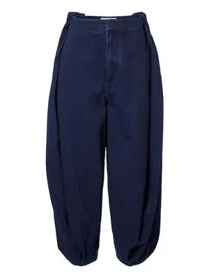 Loewe Draped Wide-leg Jeans - Blue