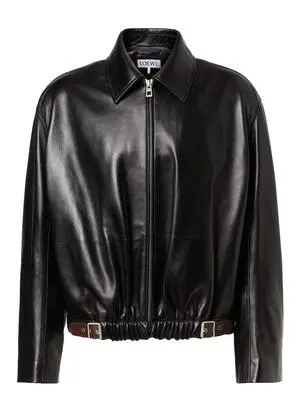 Loewe Leather Jacket - Black