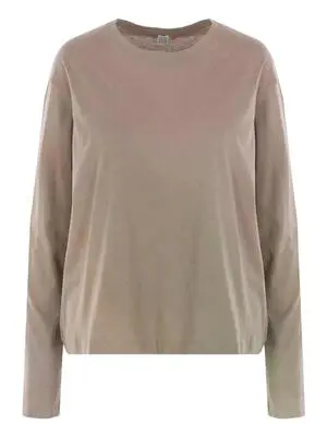 TOTEME Long-sleeved T-shirt - Neutrals