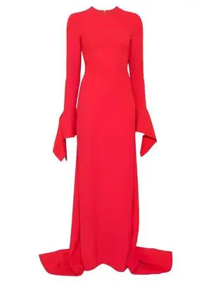 Solace London Blake Long-sleeve Dress - Red