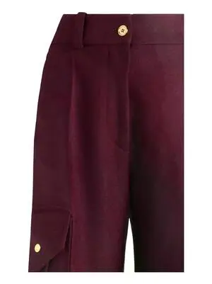 PATOU Cargo Pocket Trousers - Red