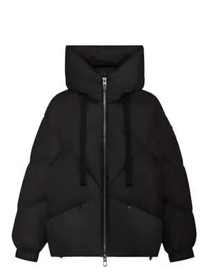 DUNO Quilted Hooded Jacket - Brown