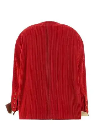 MAISON JEJIA Corduroy Open-front Jacket - Red