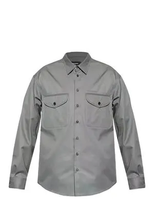 Dsquared2 Double-pocket Cotton Shirt - Grey