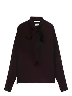 Raquel Diniz Neck-tie Blouse - Red