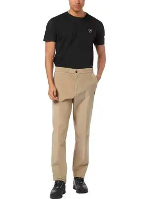 BILLIONAIRE Corduroy Elasticated Trousers - Neutrals