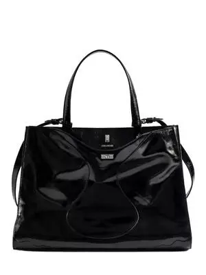 Zadig&Voltaire Jack Vintage Patent-leather Tote Bag - Black