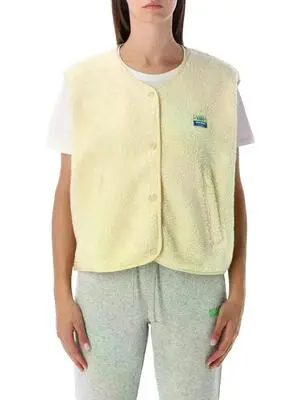 American Vintage American Vintage Hoktown Teddy Gilet Neutrals