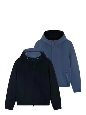 Paul & Shark Hooded Reversible Jacket - Blue