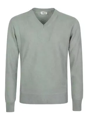 Altea V-neck Cashmere Sweater - Green