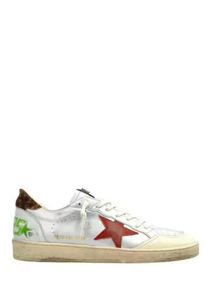 GOLDEN GOOSE Ballstar Sneakers - Silver