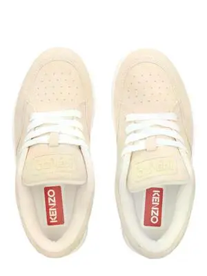 Kenzo Suede Low-top Sneakers - Neutrals
