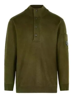 C.P. COMPANY Lens-detail Sweater - Green
