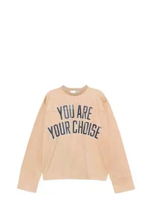 THE M.. Jordan Mesh-panel Long-sleeve T-shirt - Neutrals