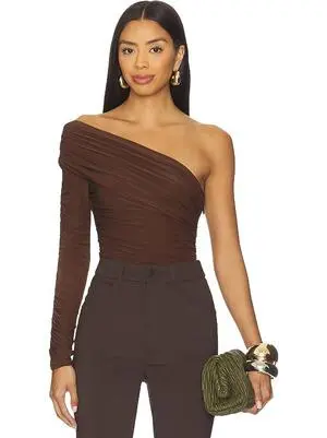 Ronny Kobo Adriene Top - Brown