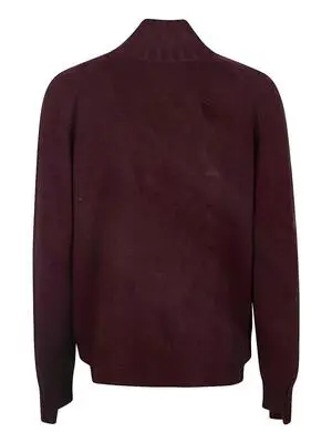 CANESSA High-neck Cashmere Sweater - Red