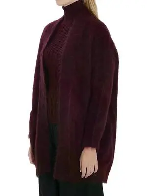 Max Mara Open-front Cardigan - Red