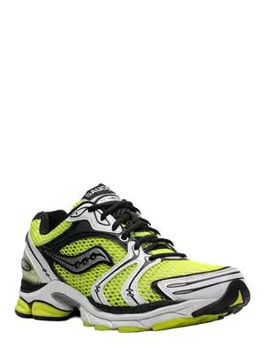 Saucony Saucony Progrid Triumph 4 Neon Lace-Up Sneakers Yellow