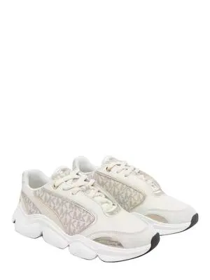 Michael Kors Logo Panelled Chunky Sole Sneakers - Neutrals