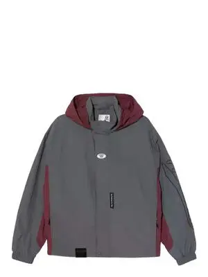 AAPE BY *A BATHING APE Embroidered Logo Jacket - Grey