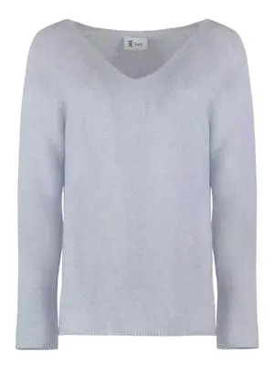 THE (ALPHABET) Cashmere-blend Jumper - Grey