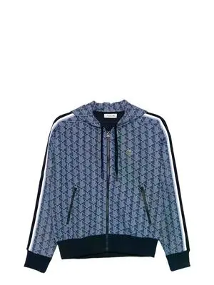 Lacoste Monogrammed Full Zip Jacket - Blue