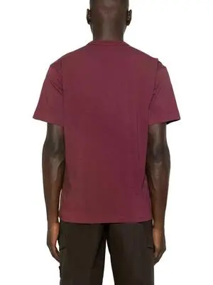 Stone Island Logo-embroidered T-shirt - Red