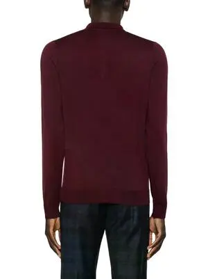 JEORDIE'S Long-sleeve Polo Shirt - Red