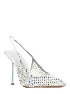 LE SILLA Le Silla Crystal-Embellished Slingback Pumps