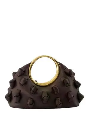 Jacquemus The Small Calino With Knots Mini Bag - Brown