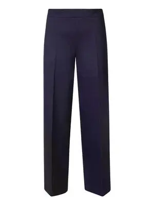 Liviana Conti Press Crease Trousers - Blue