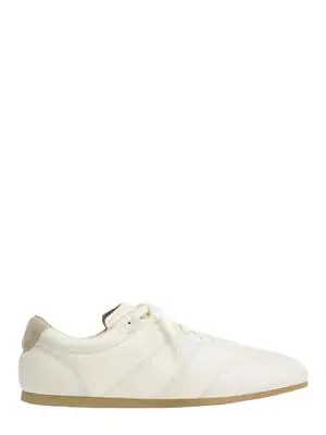 LEMAIRE Soft Runner Panelled Leather Sneakers - White