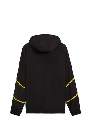 PUMA Borussia Dortmund Hooded Jacket - Black