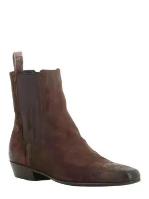 PANTANETTI 30mm Suede Chelsea Boots - Brown