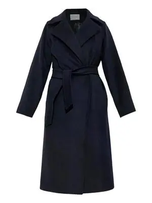 Max Mara Manuela Belted Coat Blue