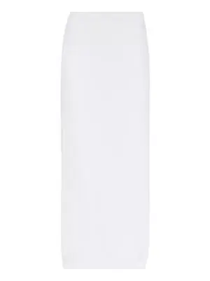 BRUNELLO CUCINELLI High-Waisted Ribbed Knit Skirt