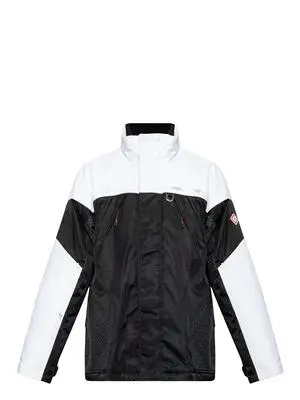 Casablanca Ripstop Panelled Zip-up Ski Jacket - Black