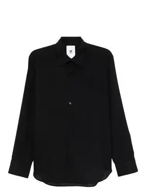 PT TORINO Virgin Wool Shirt - Black