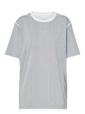 LOEWE Loewe Embroidered Striped T-Shirt